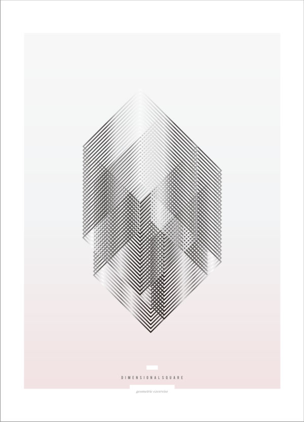 Geometric Exercises - Graphic Poster Design by Sebastián Correa