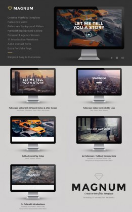 Magnum Website Template