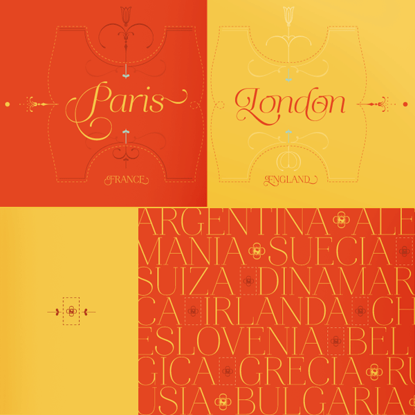 Aire - Festive Display Font Family from Lián Types