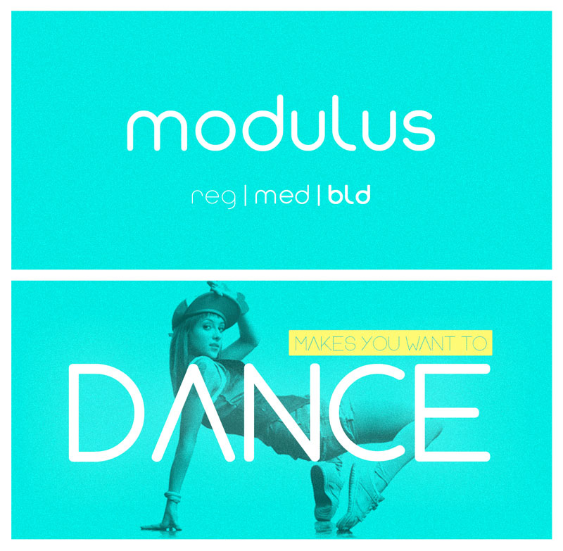 Modulus Font Family from VirtueCreative