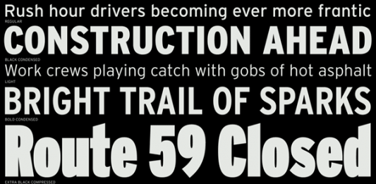 interstate font family Archives – WE AND THE COLOR