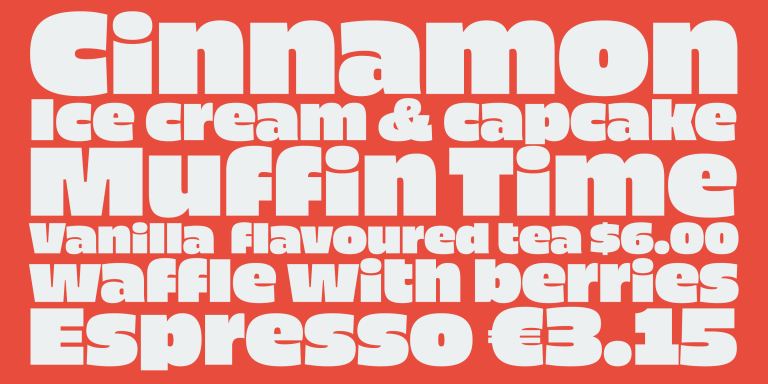 The Super Fat Piepie Typeface from Flat-it