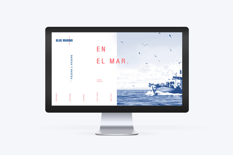 Blue Marino - Fish Market Brand Identity Design