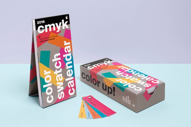 CMYK Color Swatch Calendar 2016
