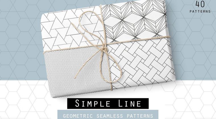 40 Seamless Geometric Line Patterns