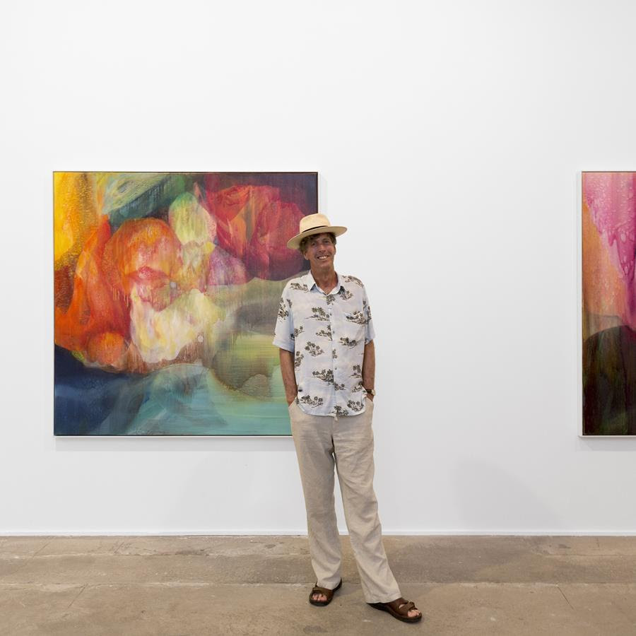 Artist Ian Greig at Arthouse Gallery