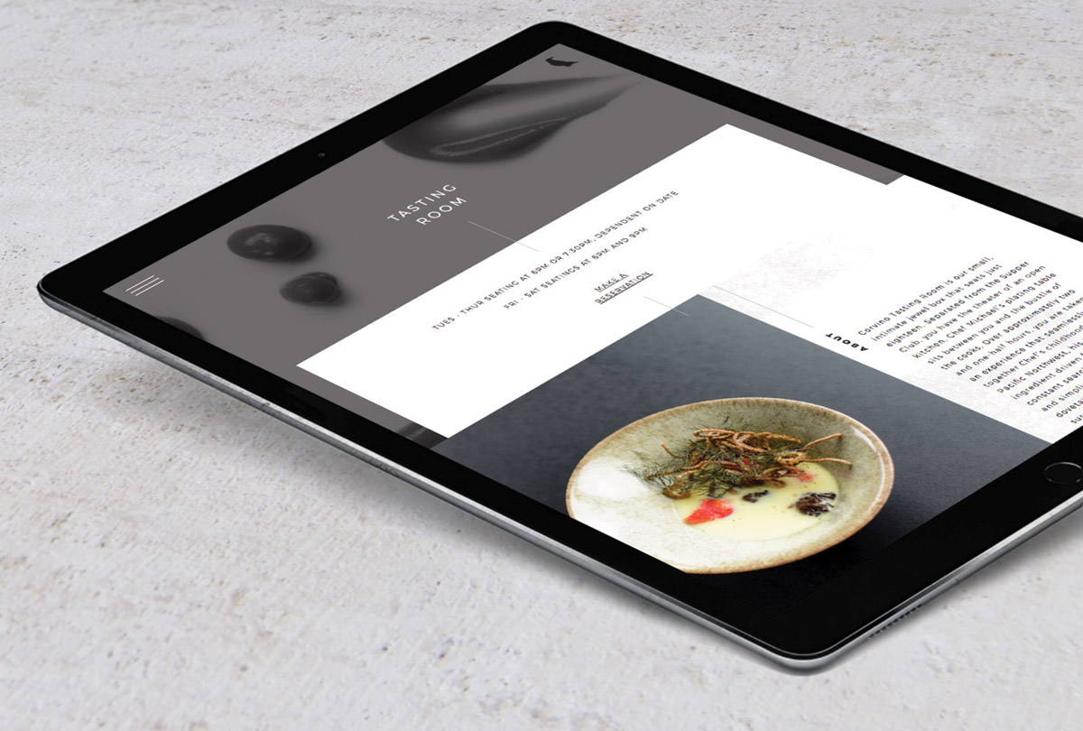 Graphic Design and Branding by Design Ranch for Corvino Supper Club