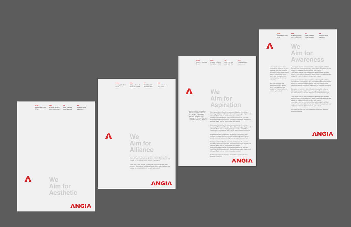 ANGIA Graphic Design & Branding Case Study by Bratus