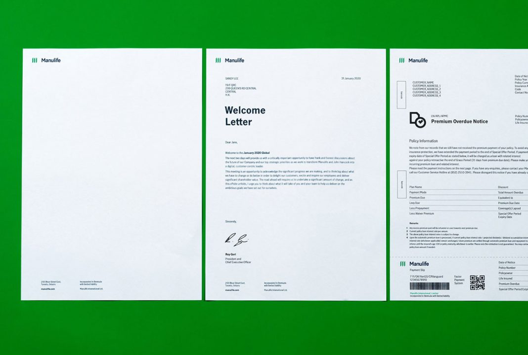 Manulife Rebranding by Oddity Studio