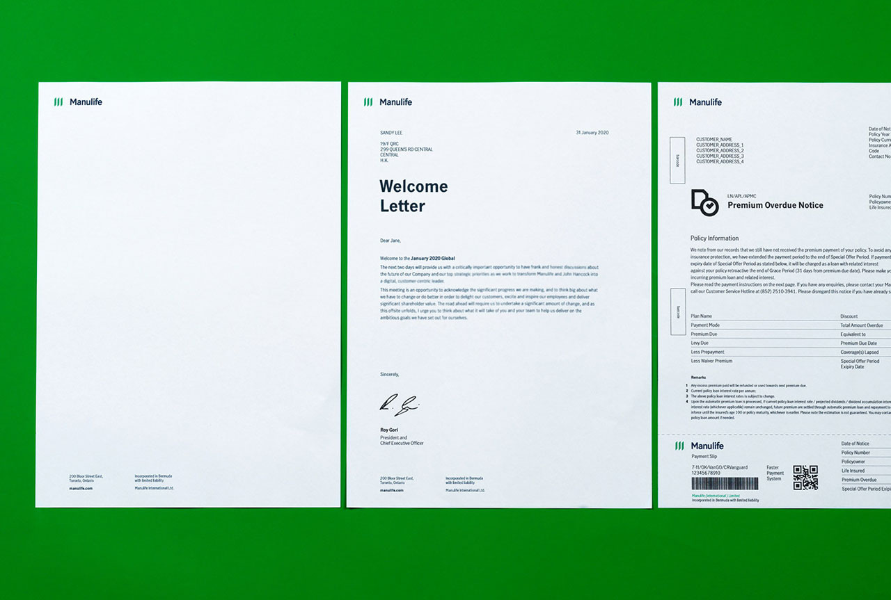 Manulife Rebranding by Oddity Studio