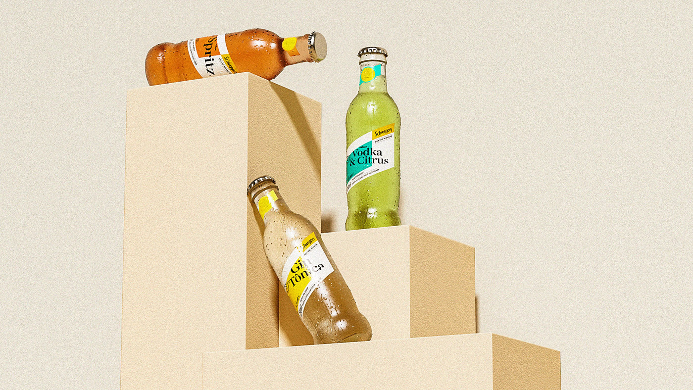 Schweppes Premium Drinks — Branding Case Study by Pharus Design