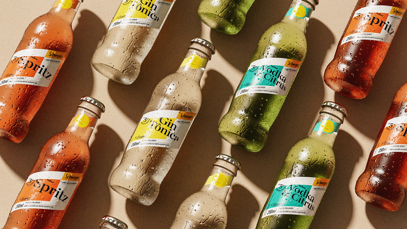 Schweppes Premium Drinks — Branding Case Study by Pharus Design
