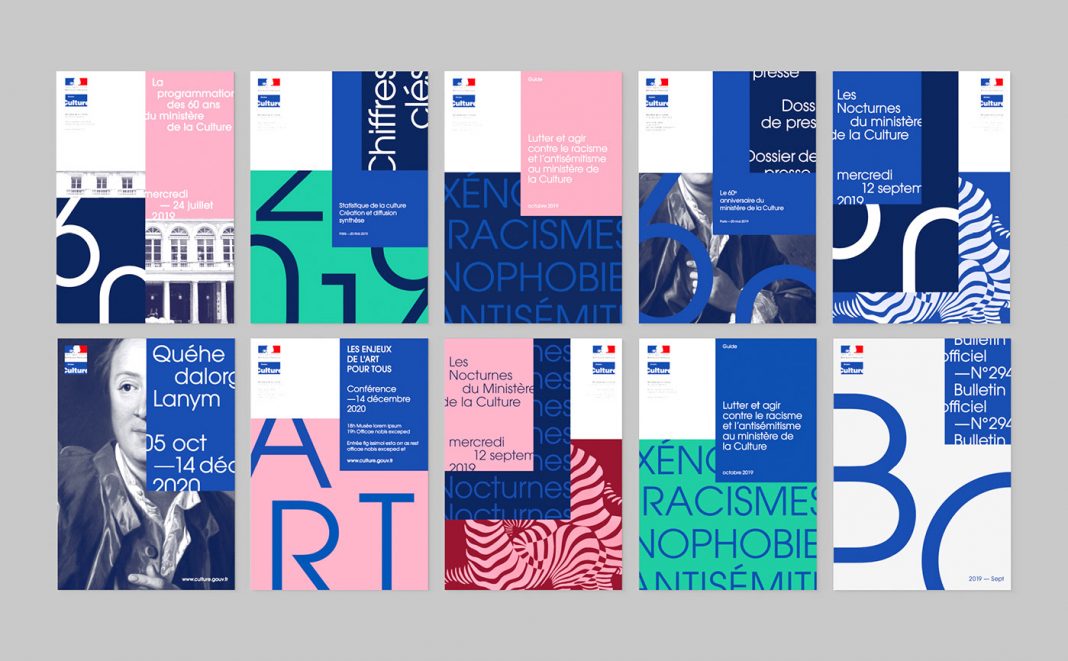 Visual identity by Graphéine for French Ministry of Culture