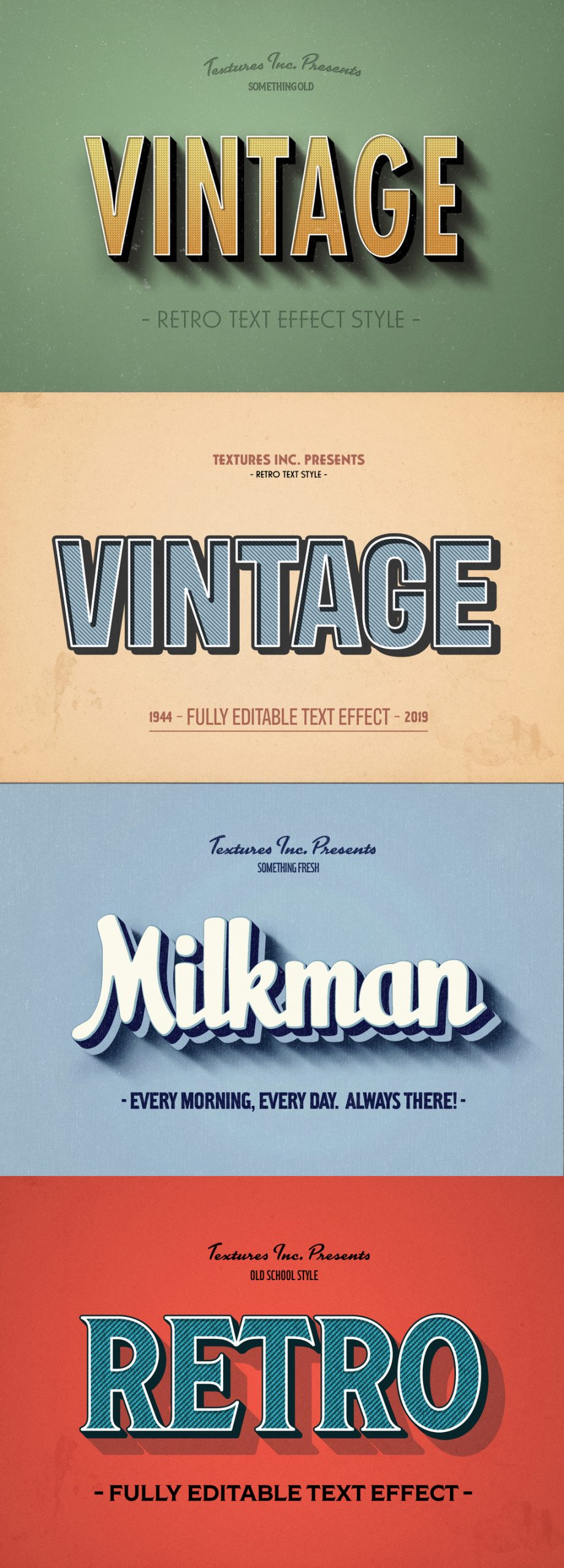 Stunning Adobe Photoshop Vintage Text Effects Made Easy