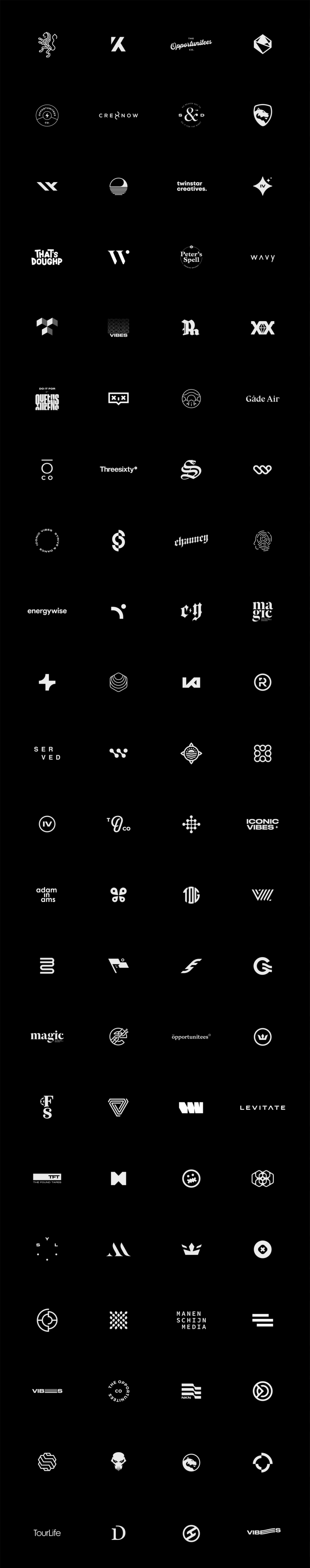 88 Logos Designed by Sylvan Hillebrand
