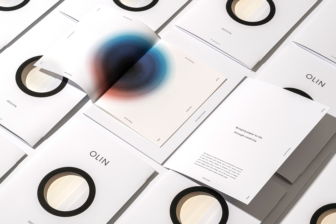 Design & Practice Rebrands Olin Paper by Antalis