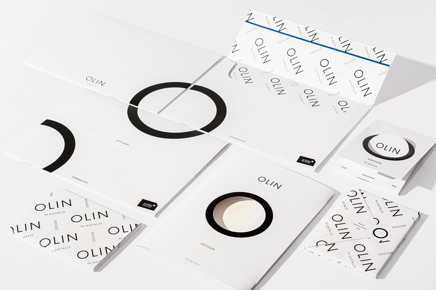 Design & Practice Rebrands Olin Paper by Antalis