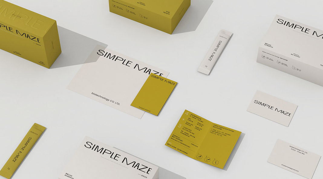 Simple Maze Brand Identity by tao STUDIO