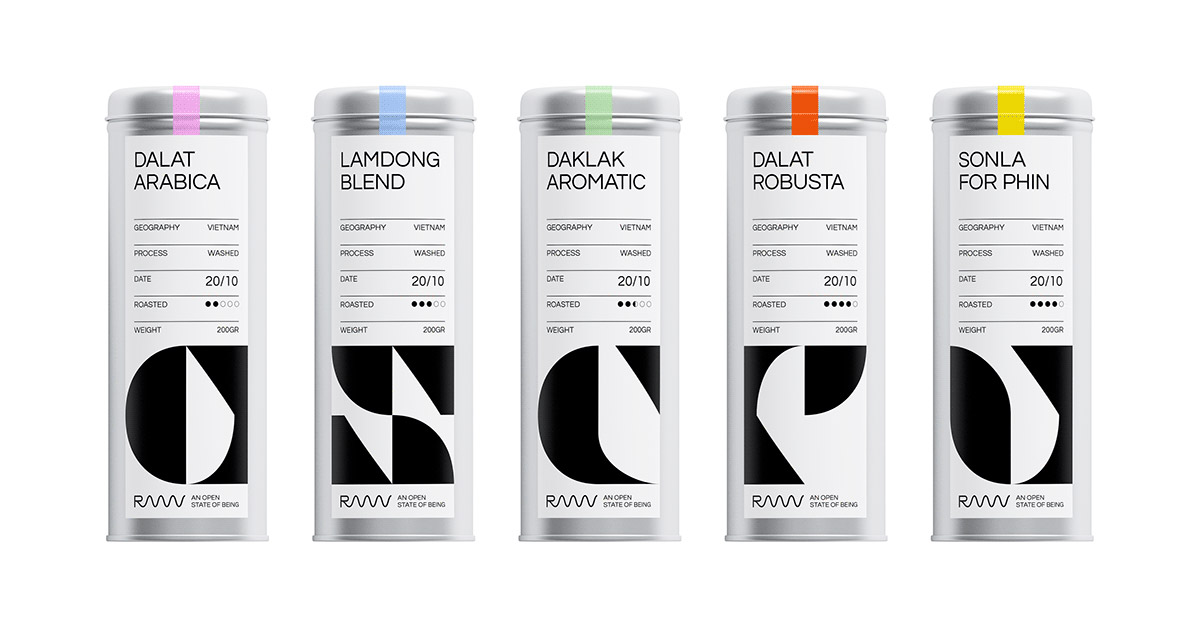 Raaw Cafe Branding by Hai&Ikigai Design