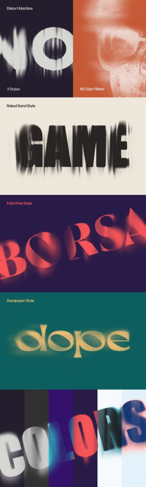 Distorted Machine Photoshop Effect Collection