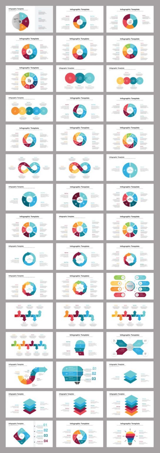 A High-Quality Adobe InDesign Infographics Presentation Template