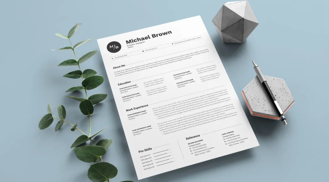 Clean Adobe InDesign Resume Template | Professional Layout